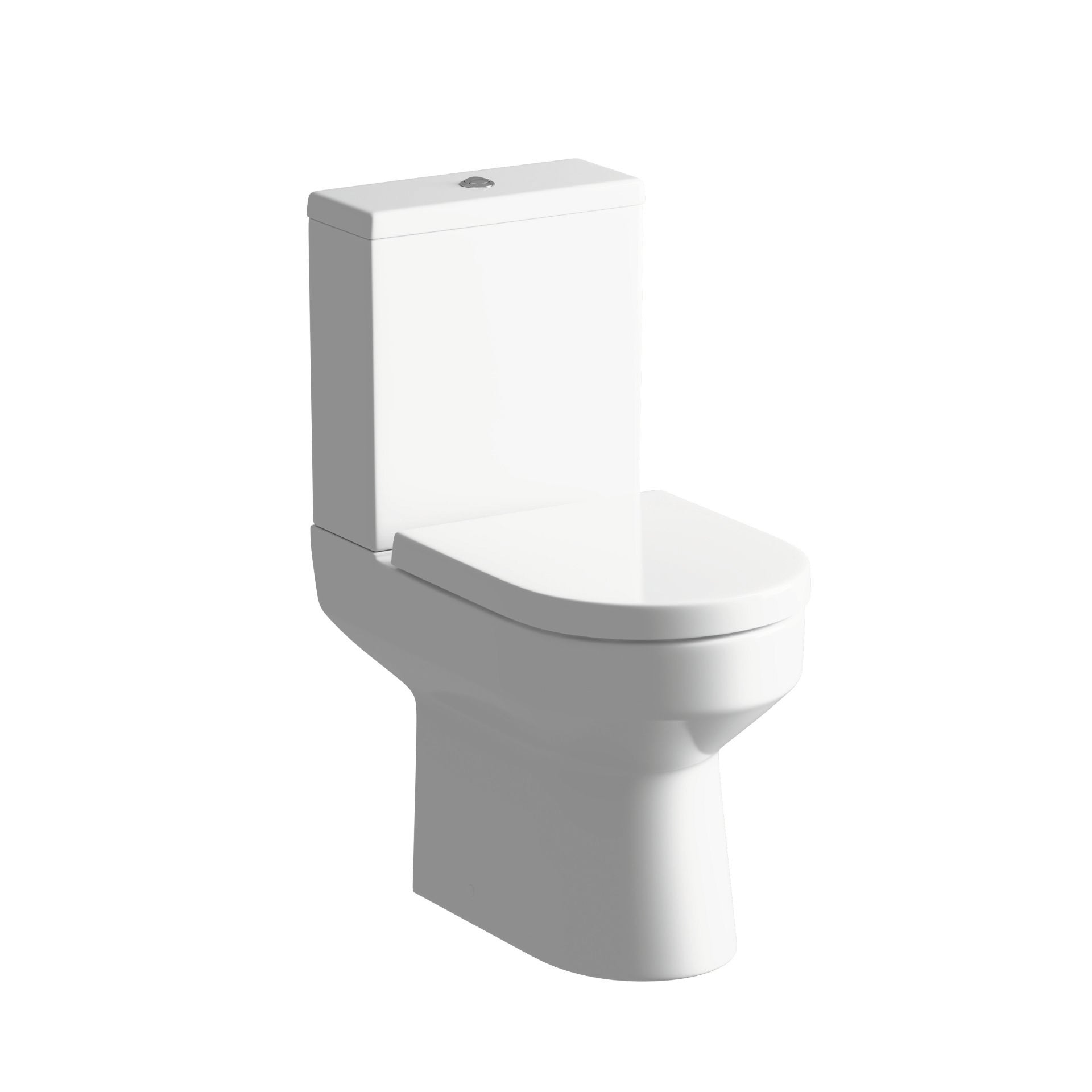 Lorenzo Rimless Close Coupled Open Back WC & Soft Close Seat (Copy)